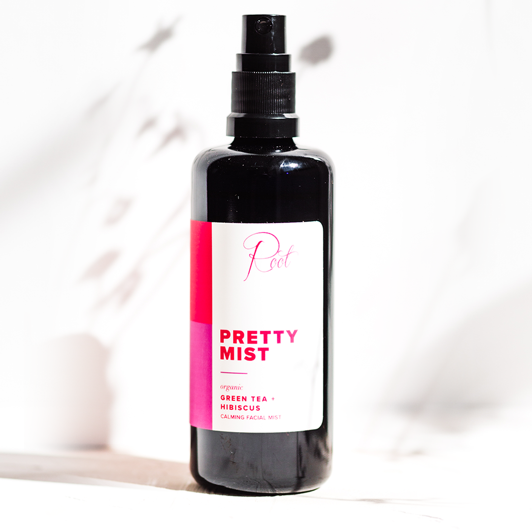 Pretty Mist Green Tea + Hibiscus Organic Facial Mist – Root